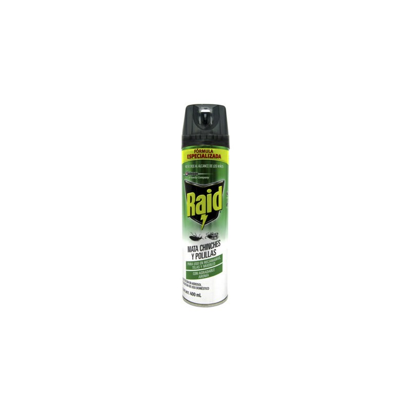 RAID MATA CHINCHES Y POLILLAS 400 ML