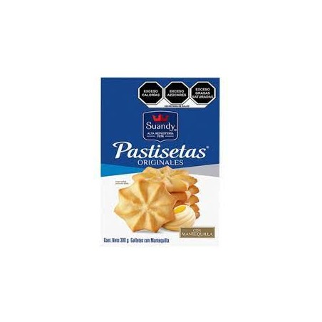 Galletas Pastisetas De Mantequilla Originales 10pzs / 750 Gr